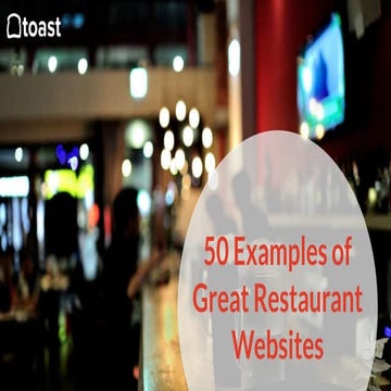 50 Examples of Great Restaurant Websites | PDF
