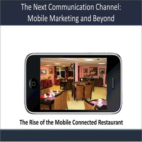 The Mobile Connected Restaurant | PPT