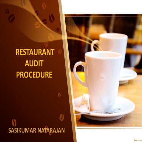 Restaurant Audit Procedure | PDF
