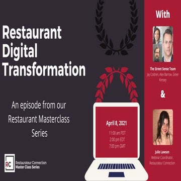 A Masterclass in Restaurant Digital Transformation | PDF