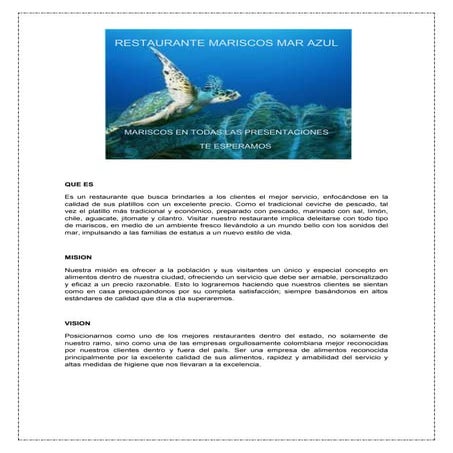 Restaurante mariscos mar azul1 | DOCX