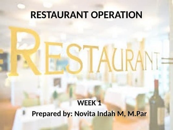 HIERARCHY CHART OF FOOD AND BEVERAGE SERVICE DEPARTMENT.pptx ...