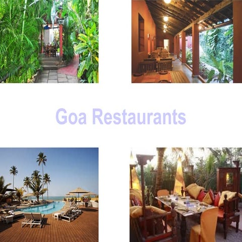 Restaurants of goa | PPT