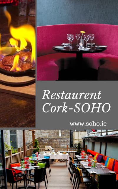 Soho - Restaurant And Bar Cork presentations