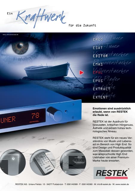 Produktblatt RESTEK EMAS Phono Pre | PDF