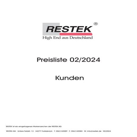 Produktblatt RESTEK EDAB Tuner | PDF