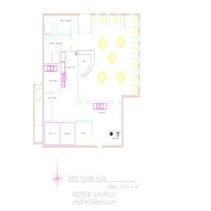 Rest.Floor Plan Model | PPT