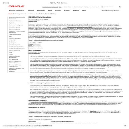 Res Tful Web Services Oracle Pdf