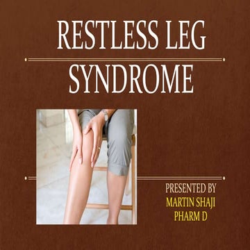 Restless rest syndrome - medical information | PPTX