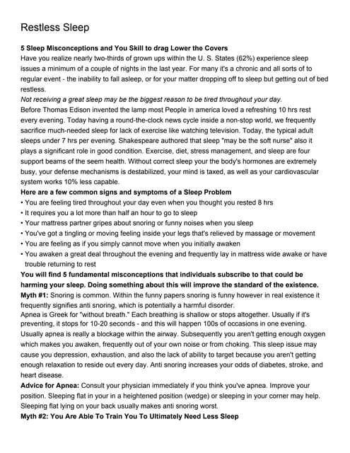 Importance of sleep | PPTX