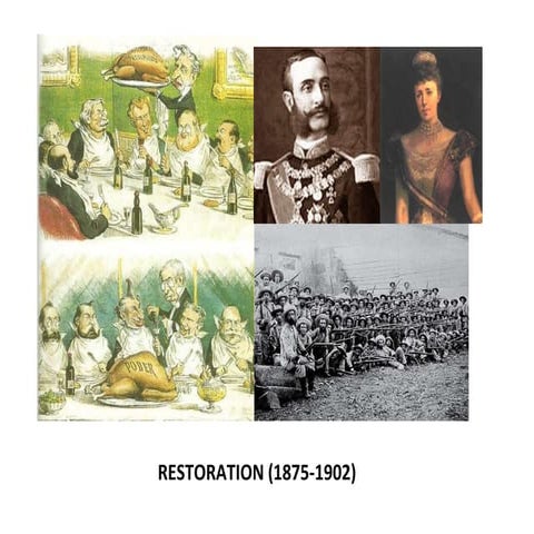 Restoration (1875-1902) | PPTX