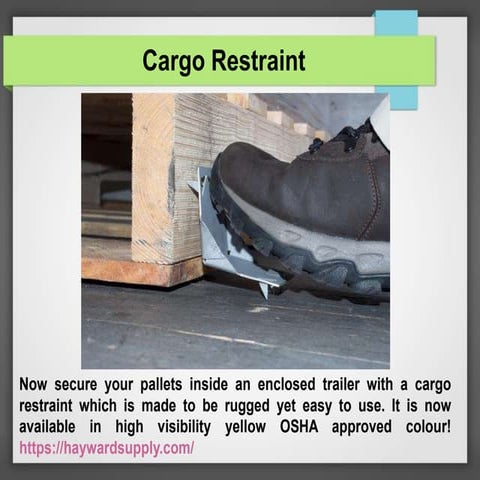 Cargo Restraint | PPTX