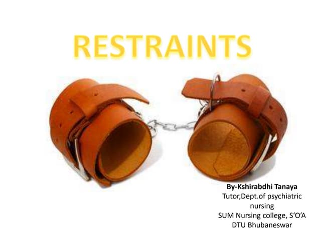 Child restraints for nursing students | PPTX