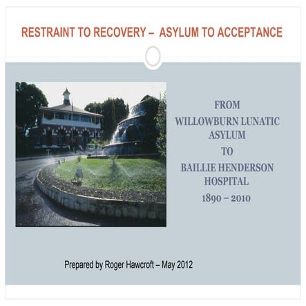 Restraint to Recovery: Asylum to Acceptance | PPT