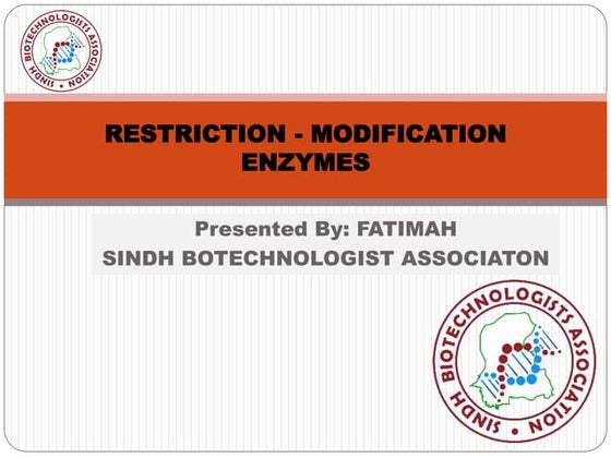 Enzymes used for cloning techniques | PPT