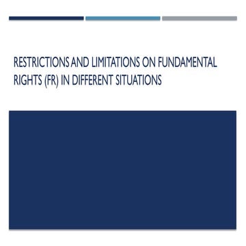 Restrictions and Limitations on Fundamental Rights (FR.pptx