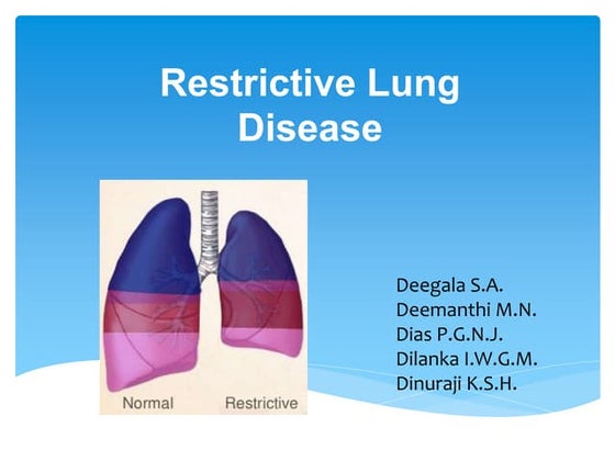 Obstructive vs Restructive lung Disease.pptx | Lung and Respiratory ...