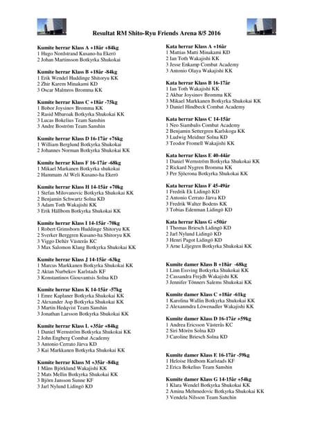 Resultat rm2013 | PDF