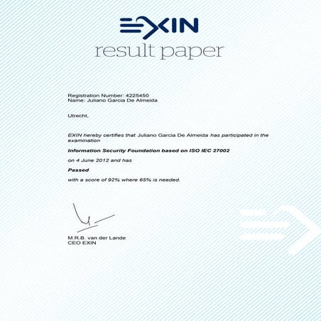 Result Paper 27002 | PDF