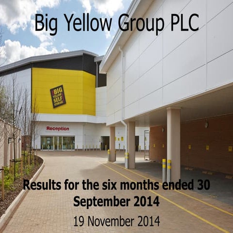 Big Yellow Group Plc | PDF