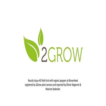 Field trial shows Aqua4D's benefits | PPT