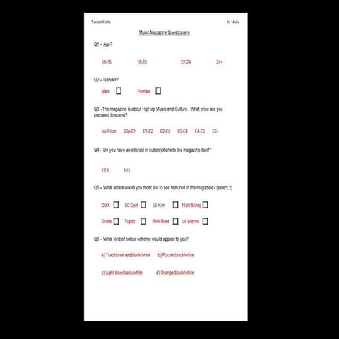 Music Quiz Graphs | XLSX