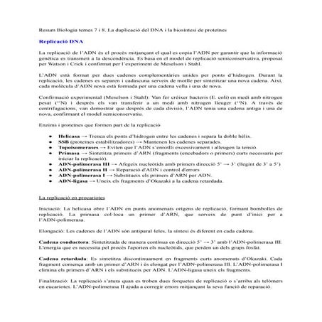 Resum Biologia tema 7 i 8 segon de Batxillerat.pdf
