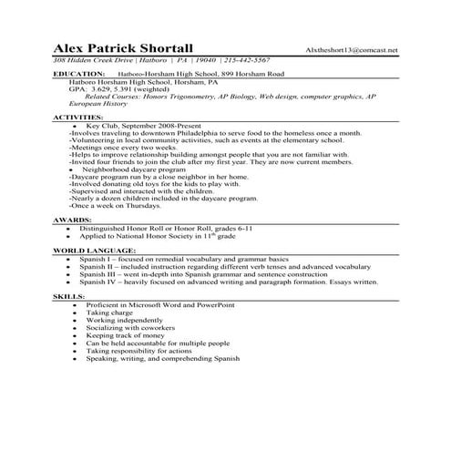 Resume | DOCX | Daycare and Pre-School | Parenting