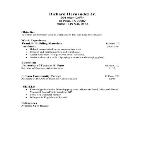 Resume | PDF
