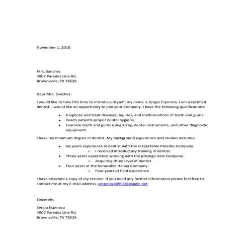 Resume | DOCX | Dental Health | Diseases and Conditions