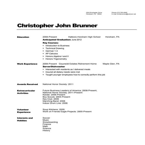 Pathways resume good copy | DOCX