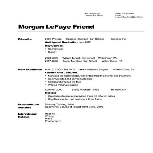Resume | DOCX