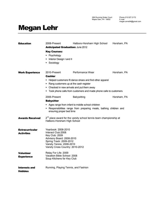 Resume sample yeager | PDF