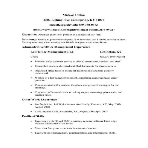 Christopher henning 113 resume | DOC