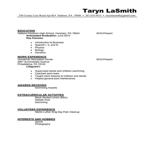 Resume | DOCX