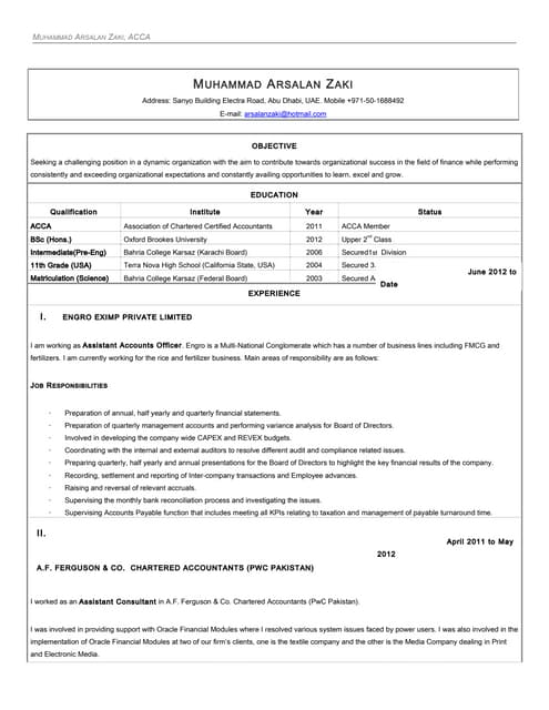 ACCA Membership Certificate | PDF