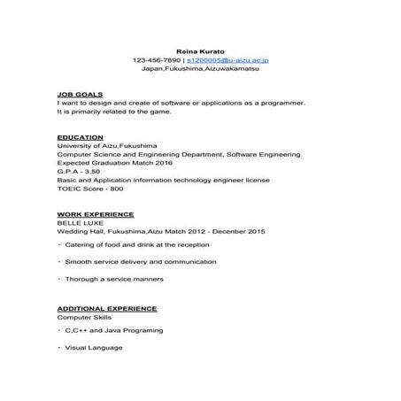Resume | PDF