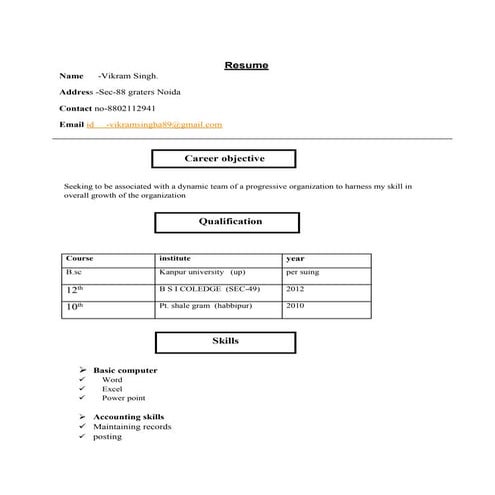 Resume | DOCX