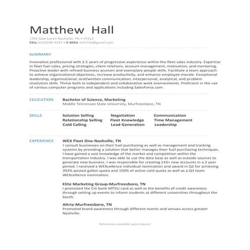 Chris Johnson resume new | DOC