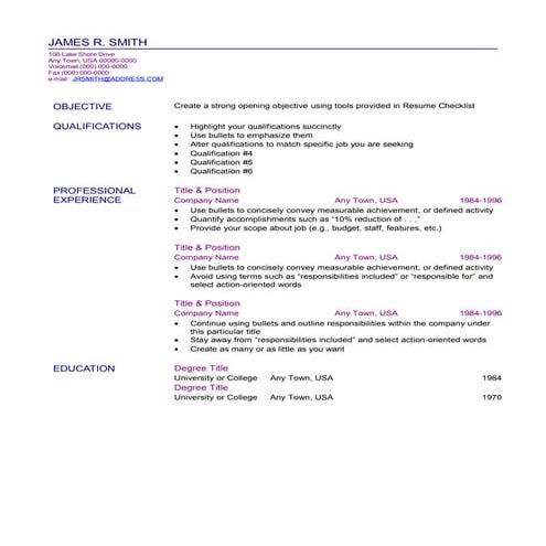 How To Tailor A Resume | PPTX