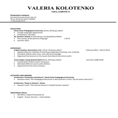 talk at Russian Teachers' Group Meeting in London 15th March 2014 | PPT