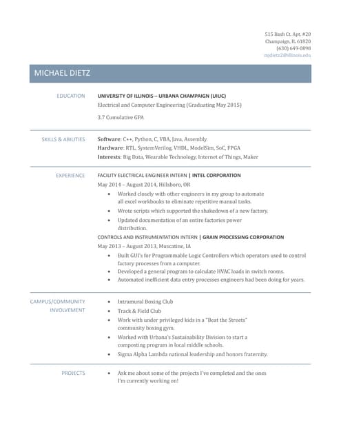 Resume | PDF