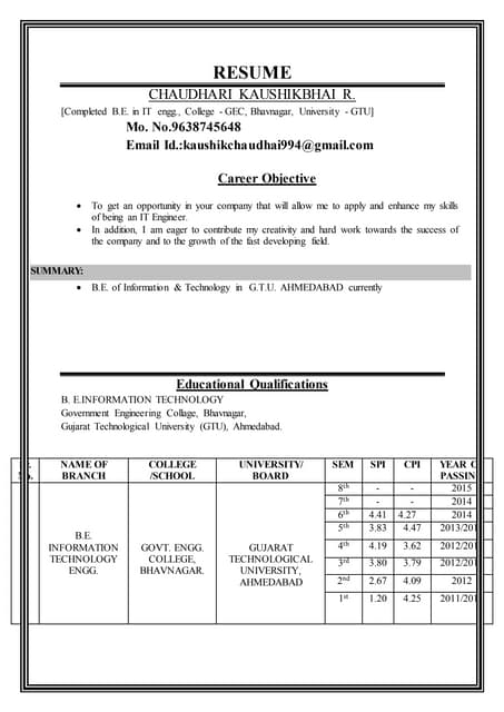Koushik Maji Resume | PDF