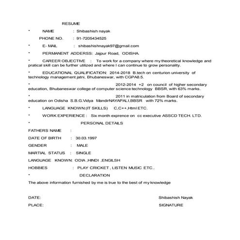 Neeraj kumar resume | PDF