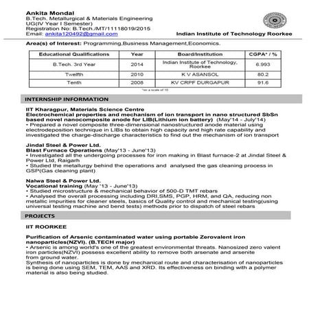 Resume' | PDF