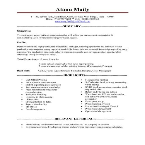 Resume | PDF | Desktop Publishing | Computer Software and Applications