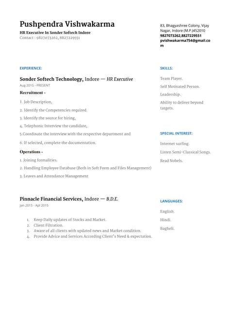 Pushpendra Vishwakarma presentations