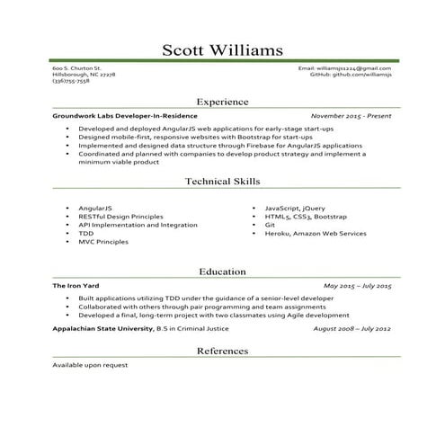 Resume | PDF