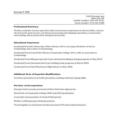 Resume | PDF