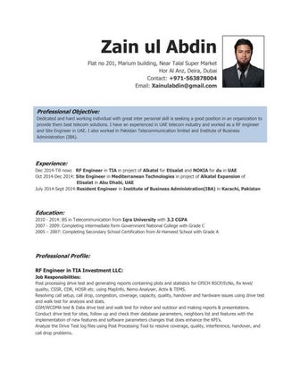 Engr ayaz cv | PDF